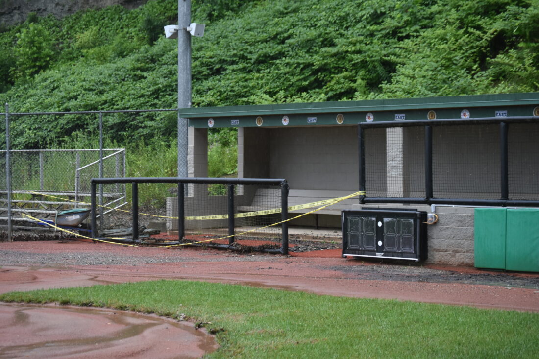 J.B. Chambers I-470 Main Field Has Damage From Thunderstorm | News ...